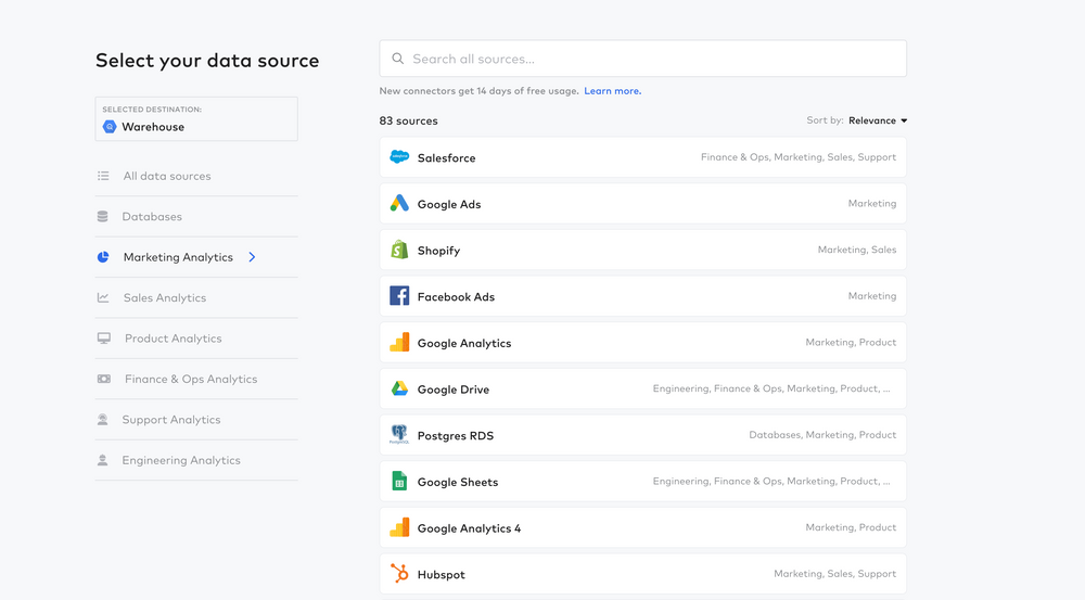 How to sync your marketing data with BigQuery using Fivetran's free plan
