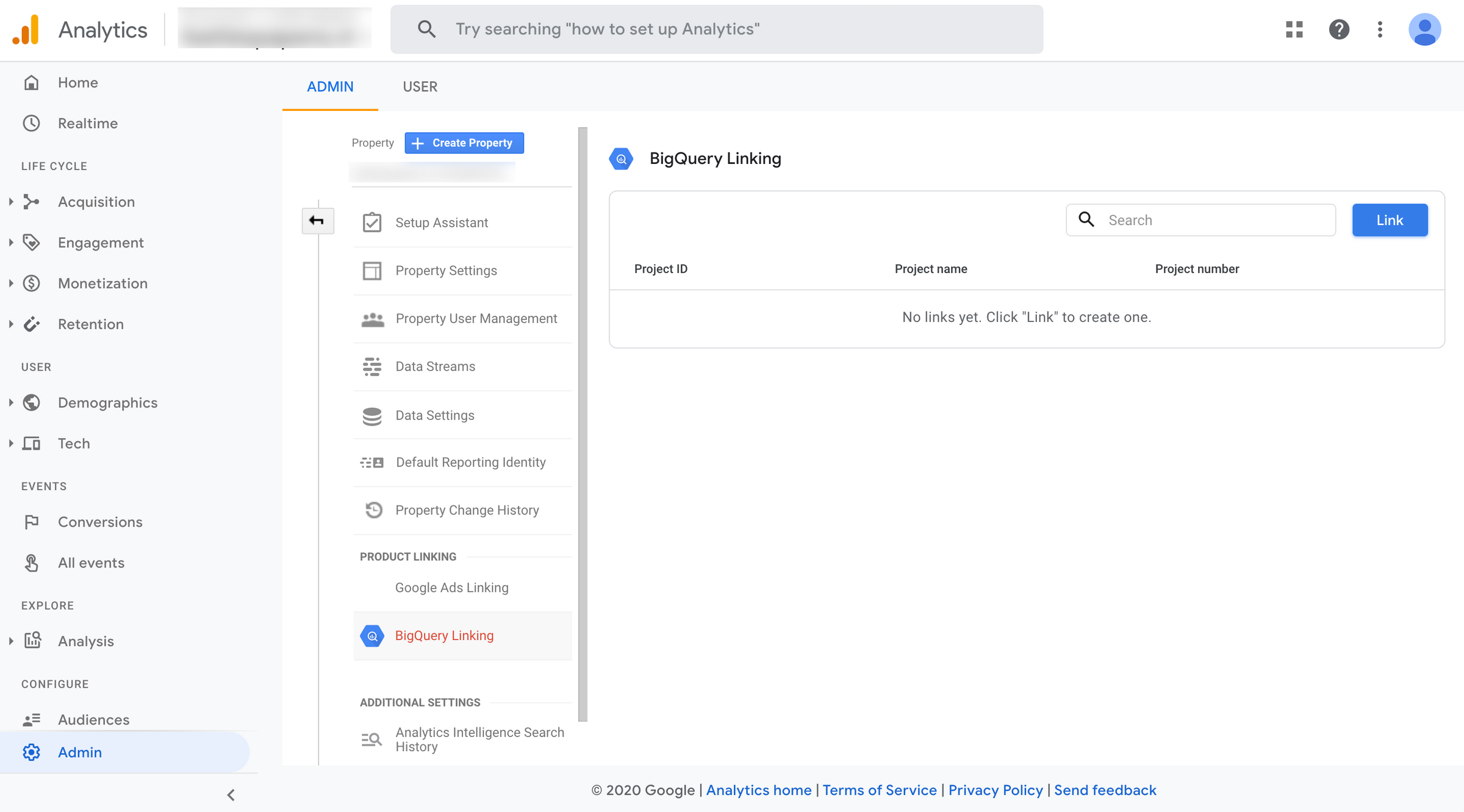 How to set up BigQuery linking in your Google Analytics 4 property